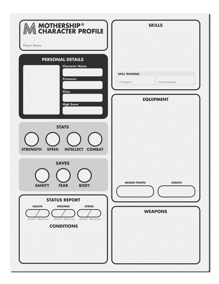 Mothership Resources & Downloads – Tuesday Knight Games